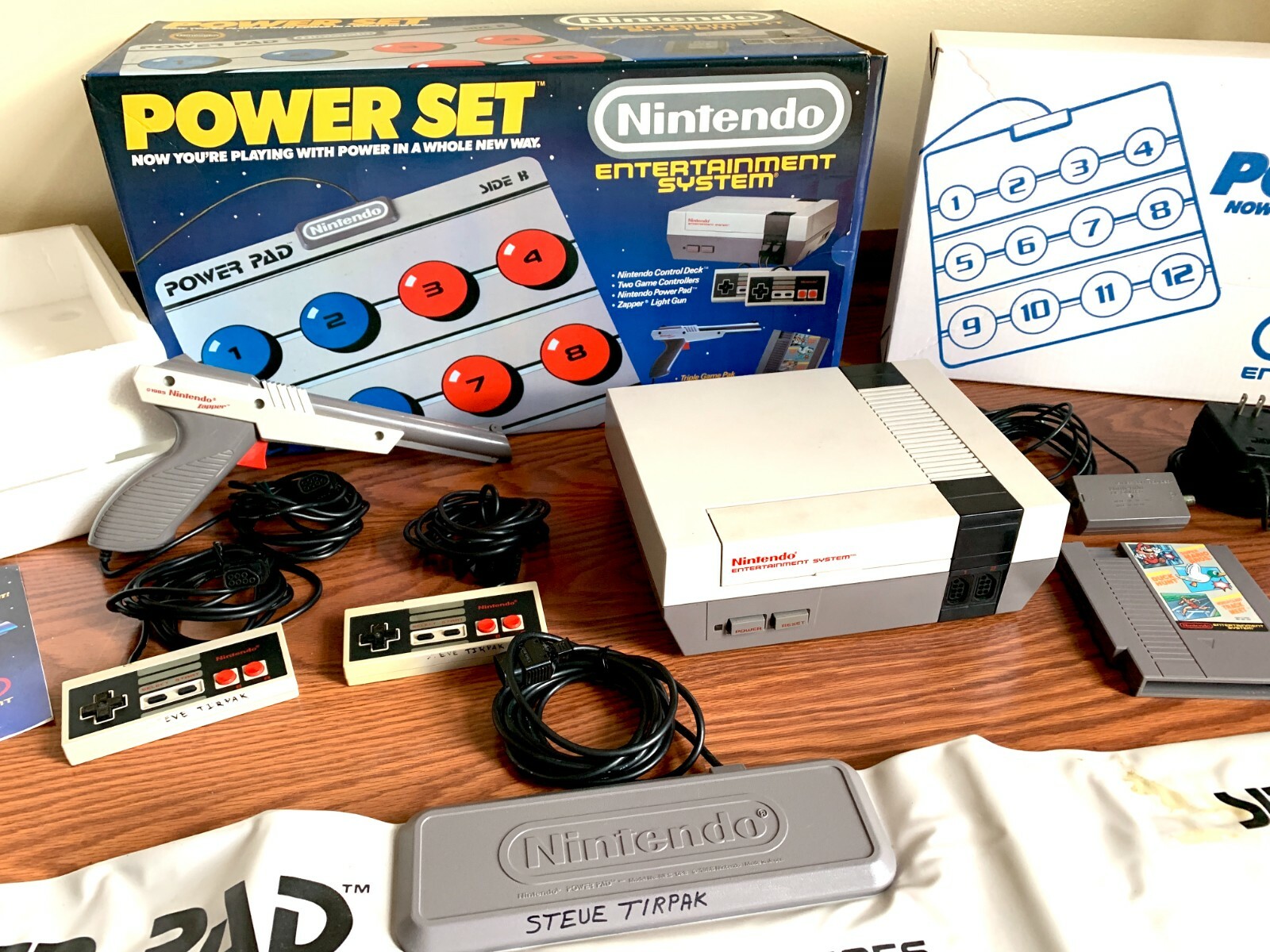 Nintendo Power Set / Power Pad + Gun / NES with Box and Original ...