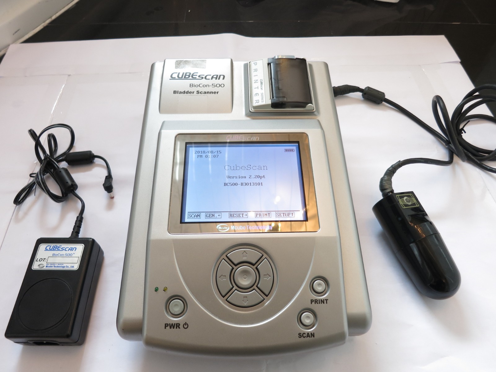 CUBESCAN BIOCON 500 PORTABLE 3D ULTRASOUND BLADDER SCANNER UROLOGY ...