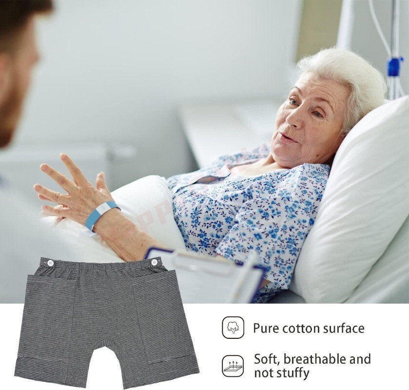 2 Pack Incontinence Care Trousers Catheter Underwear Urine Bag Pants ...