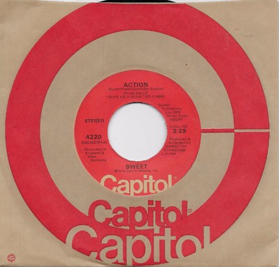 THE SWEET Action / Medussa (nonalbum track) original 45 from 1976 | eBay