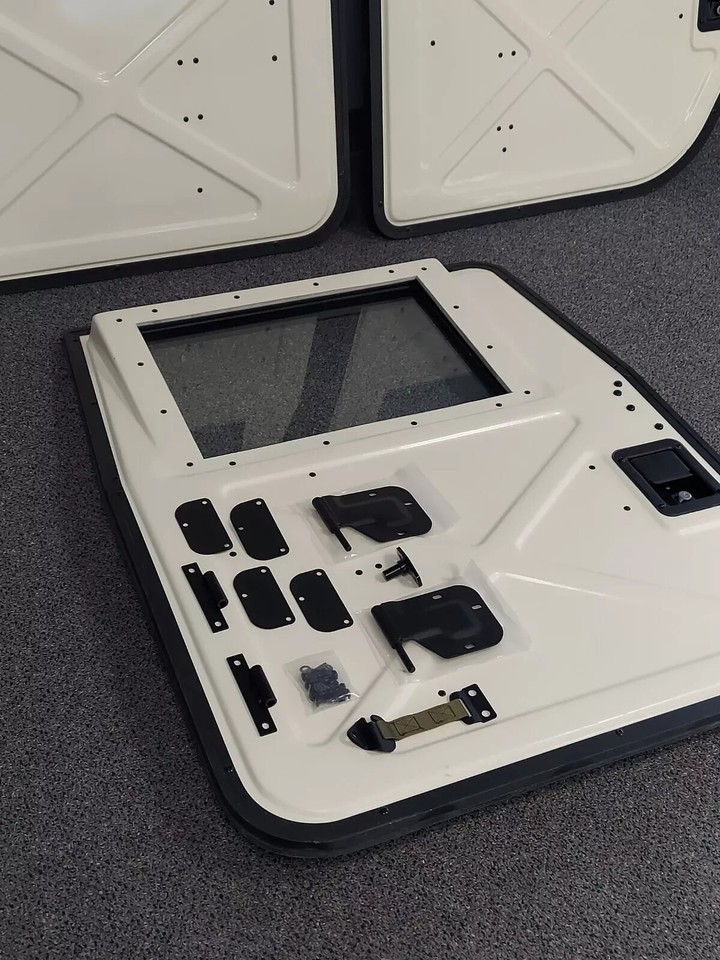 HMMWV X DOOR SET Brand New Doors complete with hinges and keyed locks ...