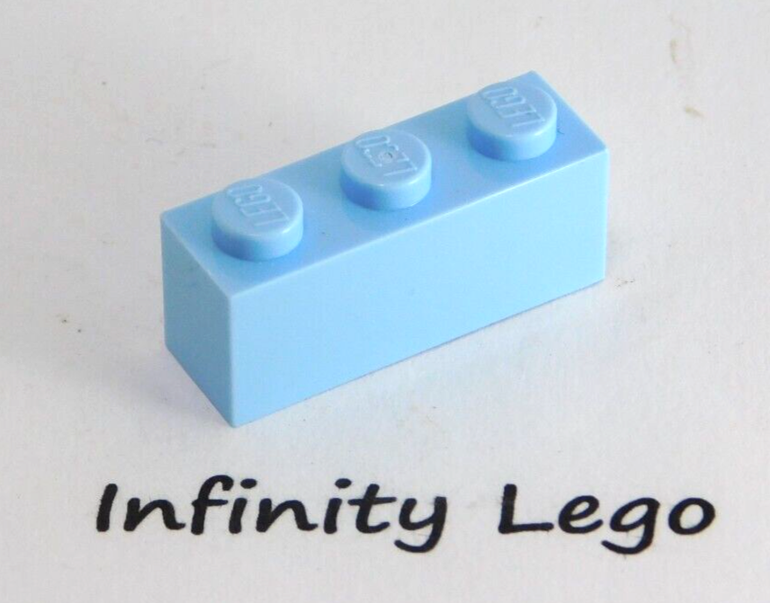 15 LEGO Bright Light Blue Brick 1 x 3 (3622) - (15 Pieces) | eBay Australia