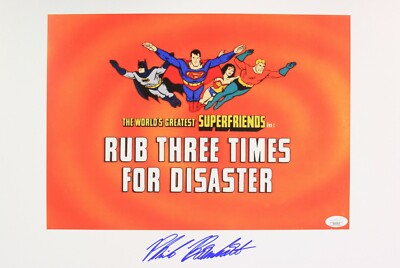 2019 Philo Barnhart "Super Friends" Signed 12x18 Print (JSA) | eBay
