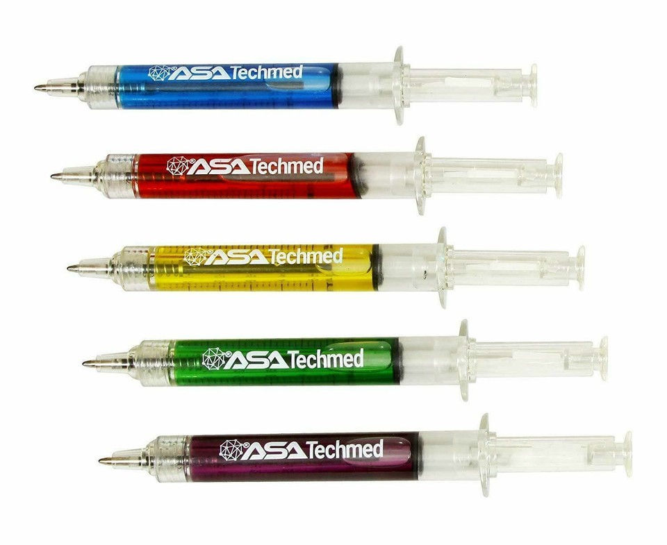 New Year gift Nurse Highlighter And Pen Set - 5 Syringe Pens ...