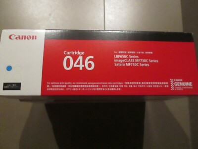 Genuine Canon CARTRIDGE 046 CYAN TONER LBP 650C IC MF730C | eBay