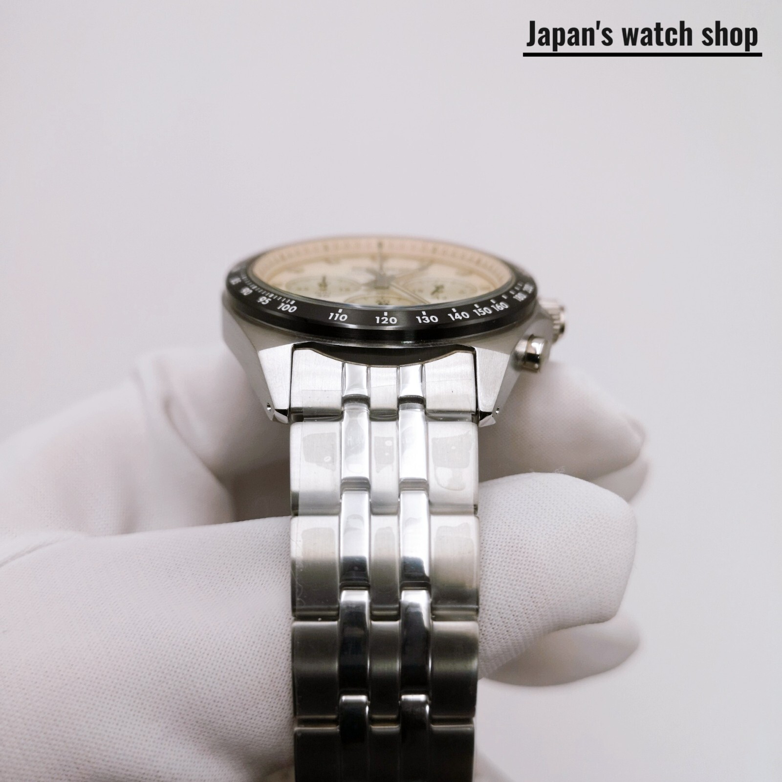 SEIKO Spirit NEO VINTAGE SBTR045 Ivory Chronograph Quartz Men's Watch New in Box | eBay