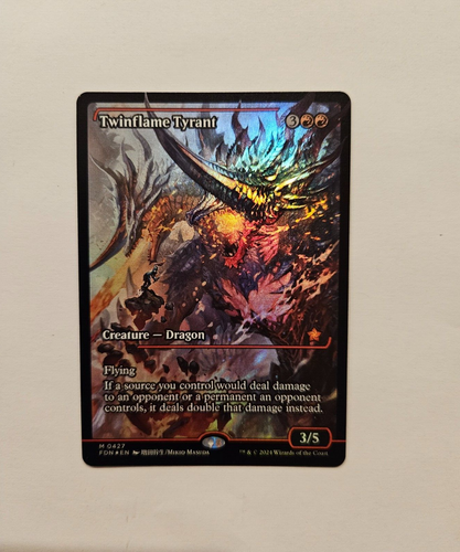 Twinflame Tyrant Showcase FND Foundations MTG 427 M/NM FOIL | eBay