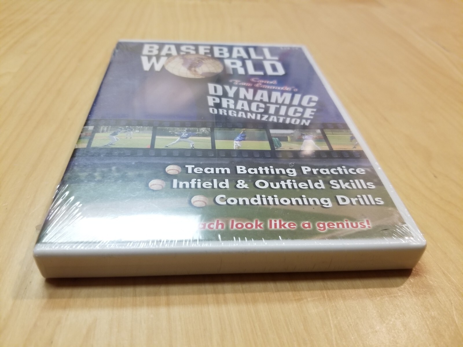 Baseball Worlds Dynamic Practice Organization DVD Tom Emanski for sale ...