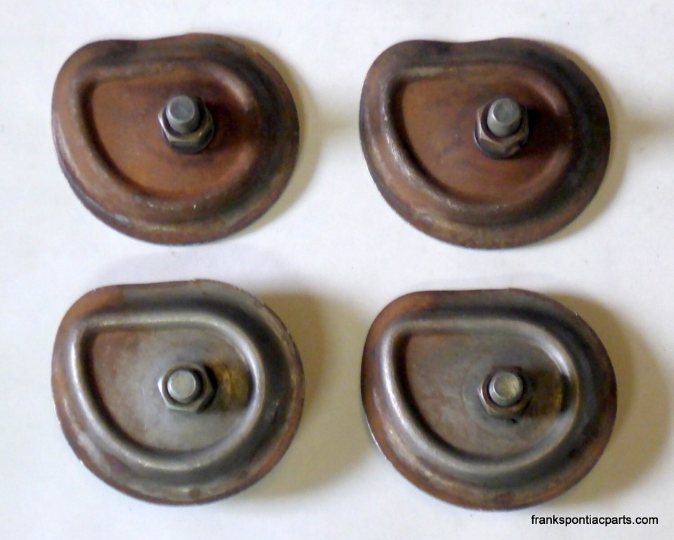 1961-64 Pontiac Full Size Car Rear Spring Mount Retainer Brackets 61 62 ...