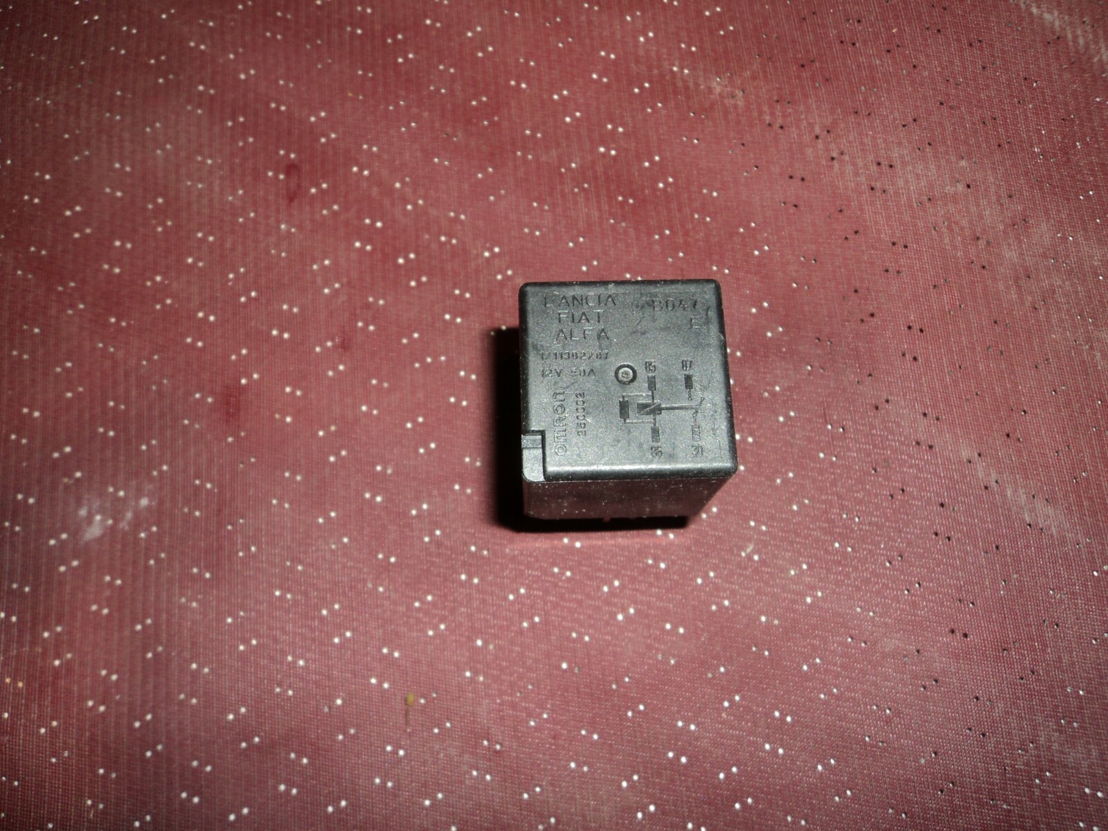 Fiat 500 ALFA ROMEO LANCIA Omron 4 Pin Relay 250002 1/11302/87 for sale ...