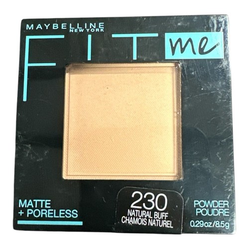 Maybelline Fit Me Matte Poreless Pressed Powder 230 Natural Buff 0.29oz ...