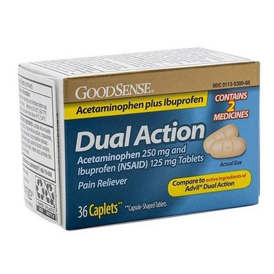 Acetaminphen Plus Ibuprofen Dual Action 36 Caps By Good Sense | eBay