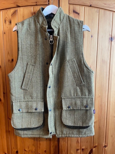 Men's Walker and Hawkes Tweed Shooting Gilet Size Medium | eBay UK