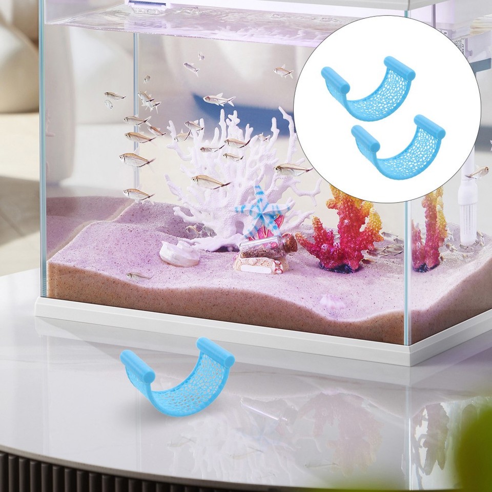 2 Pcs Betta Floating Bed Lounging Hammock Surface Feeding Ring Fish ...