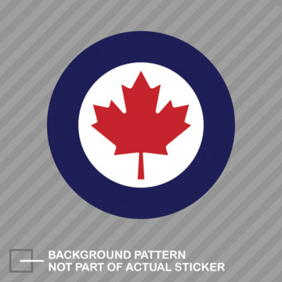 Royal Canadian Air Force Roundel Sticker Decal Vinyl Canada RCAF CAN CA ...