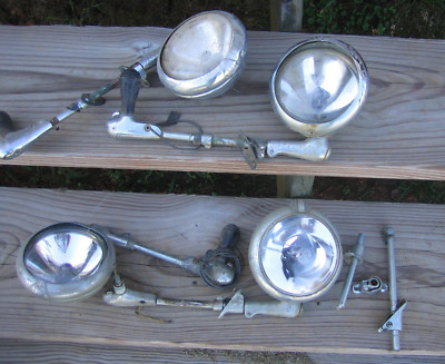 Lot Of Vintage Unity Police Car Spotlights And Parts For Parts Or ...