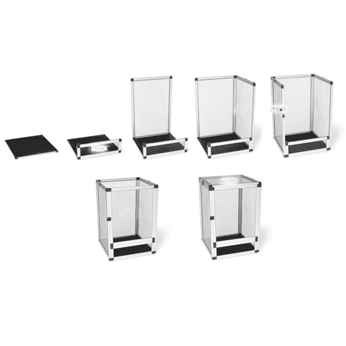 Reptile Enclosure Reptile Terrarium Lizard Snake Insect Mesh Cage ...