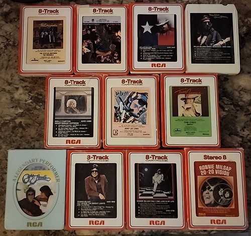 Lot of 11 Untested 8 Track Tapes - Country Music | eBay