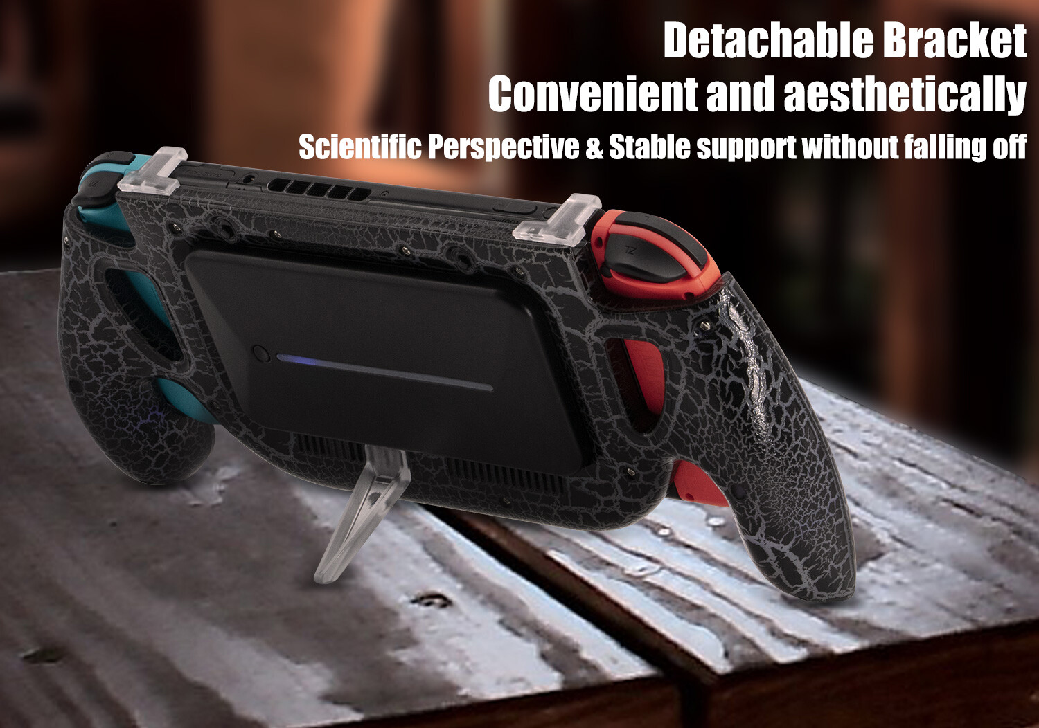 Gaming Grip Case for Nintendo Switch Console Cover Protector with Stand ...