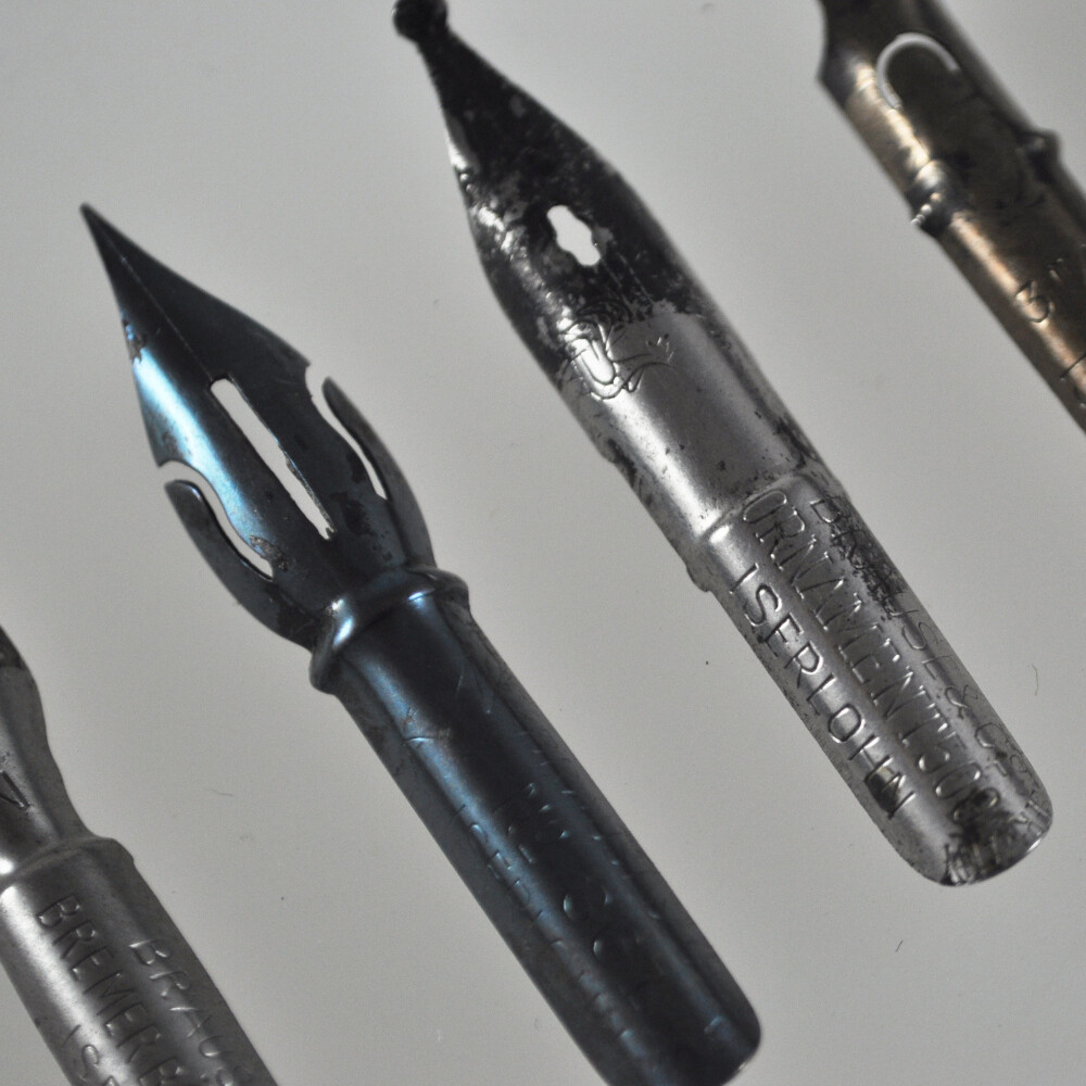 Konvolut - alte Federn - Füllfederhalter - Füller - Albatros - Brause ...