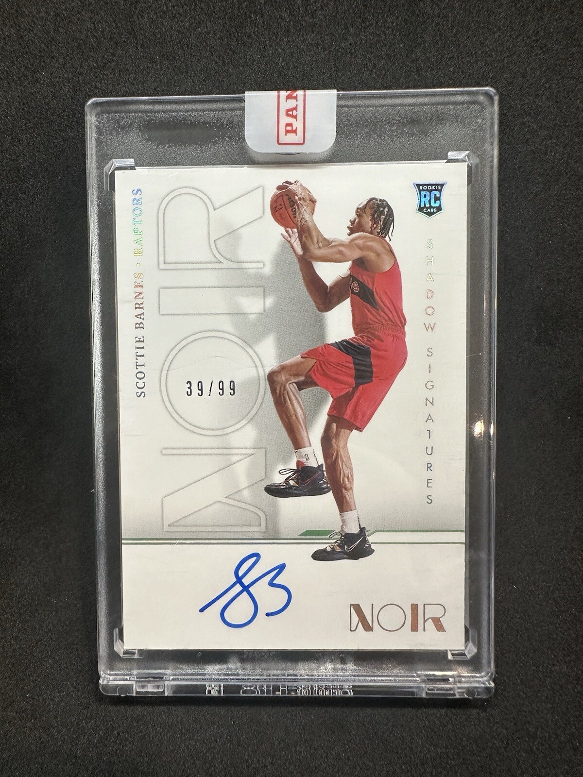 2021-22 Panini Noir Scottie Barnes Shadow Signatures /99 #SHA-SBA ...