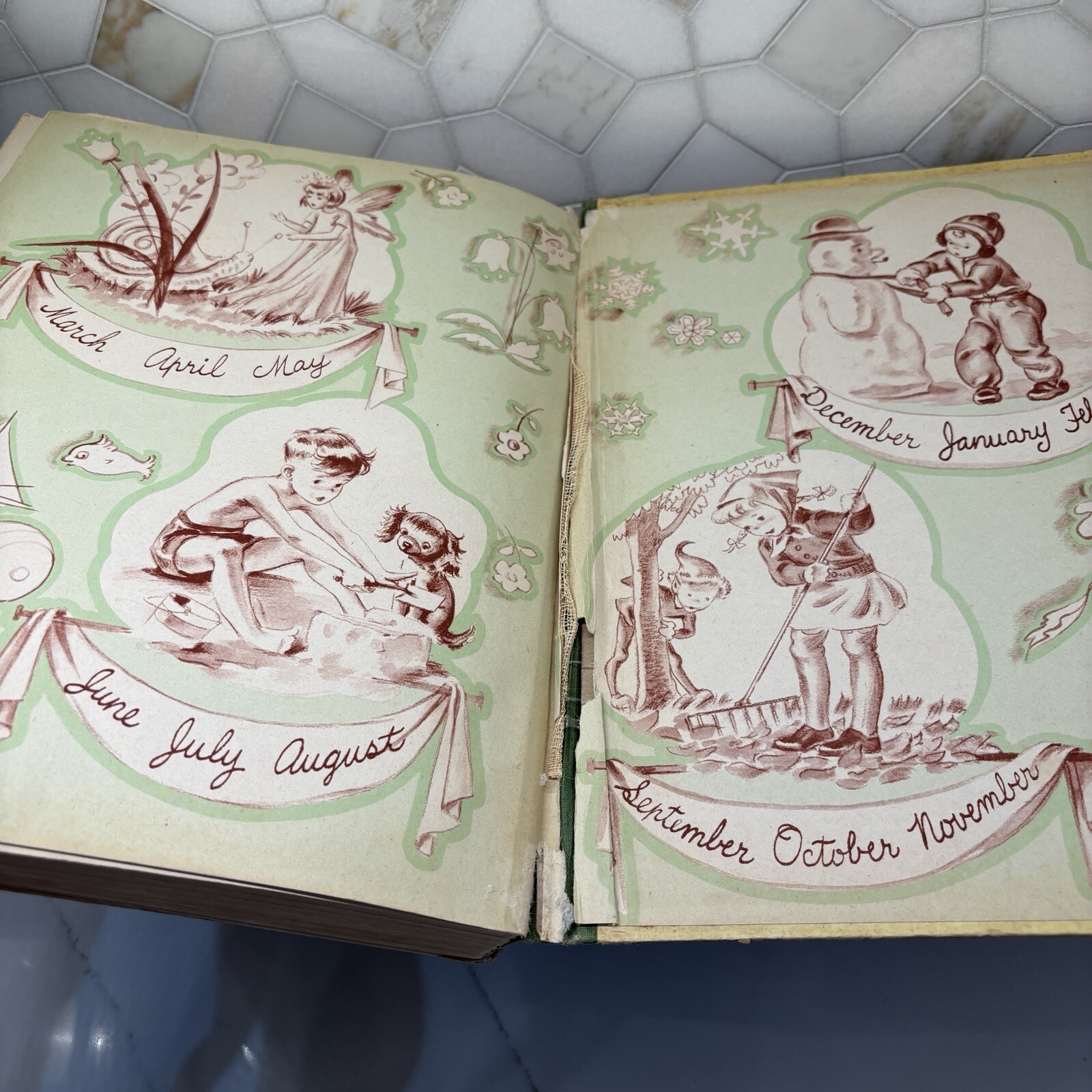 1938 Story A Day by Viola Ruth Love Children’s Book Vintage Illustrated ...