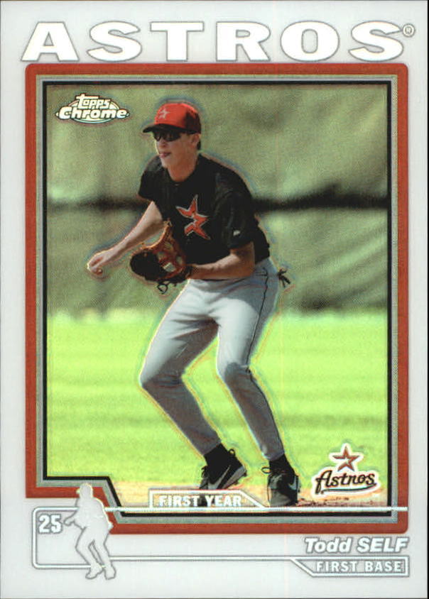 2004 Topps Chrome Refractors Houston Astros Baseball Card #212 Todd ...
