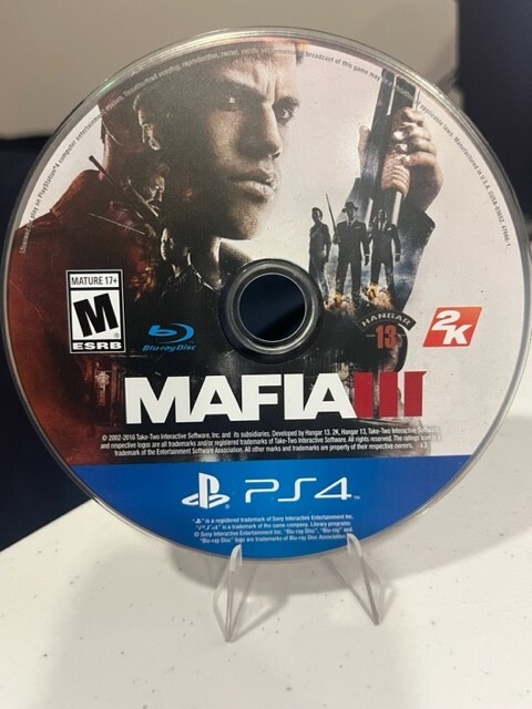 Mafia III 3 (Sony PlayStation 4 PS4) DISC ONLY NO TRACKING (#571) | eBay