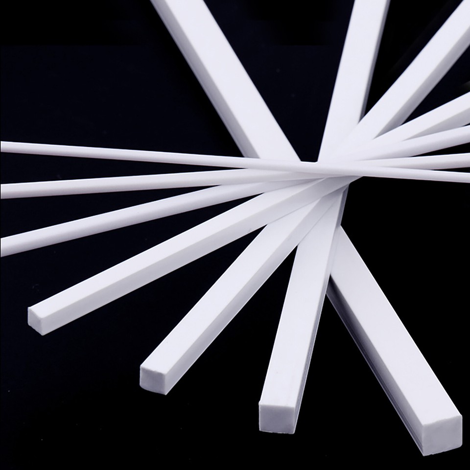 ABS Square Bar Styrene Plastic Strips Rod Plasticard 1x1mm -10x10mm ...