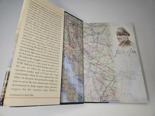 Gunther Rall A Memoir Luftwaffe Ace & NATO General HCDJ Signed 1st FREE ...