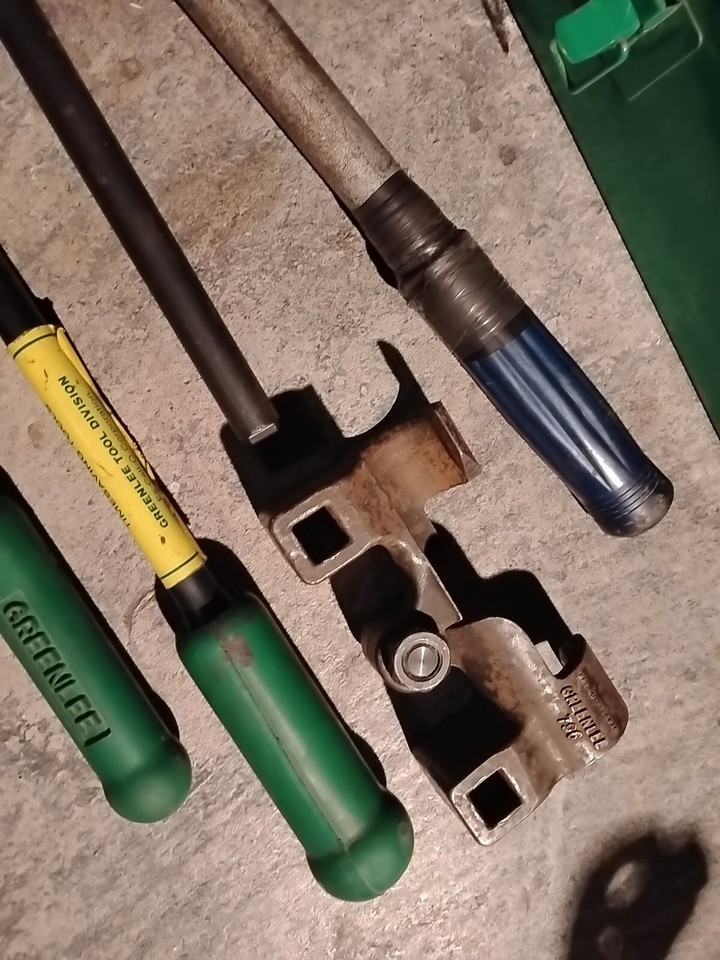 Greenlee 796 Ratchet Cable Bender Works Fine #1 | eBay