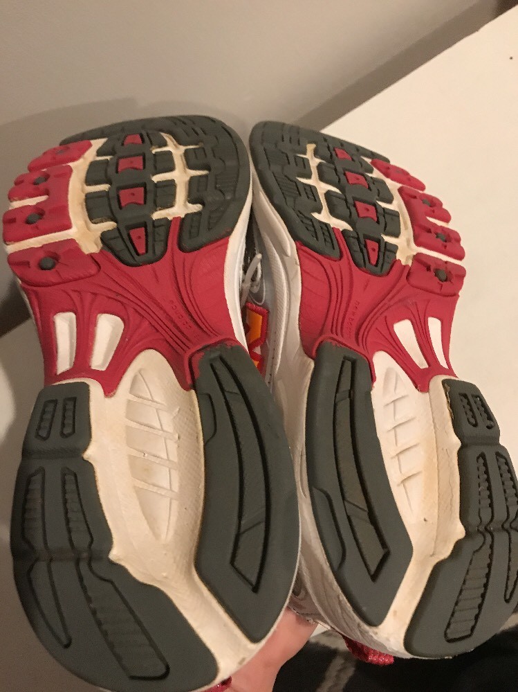 NEW BALANCE 553 Pink Orange Running Walk Athletic Sneakers Girls Shoes ...