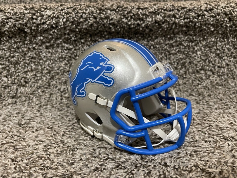 Detroit Lions Mini Helmet Brian Branch Autograph | eBay