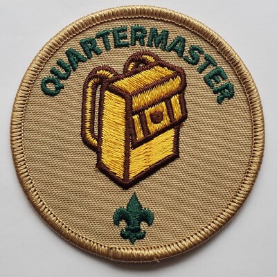 ONE (1) Quartermaster - Current BSA Boy Scout Position Patch | eBay