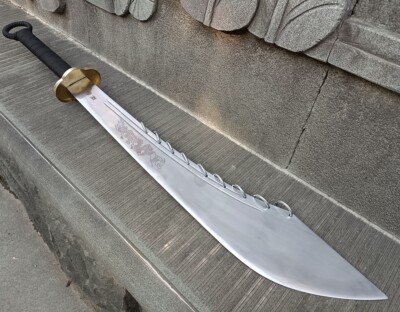 Chinese KUNGFU Da Dao Broadsword Practice Dao Sword HighCarbon Steel Nine Rings | eBay