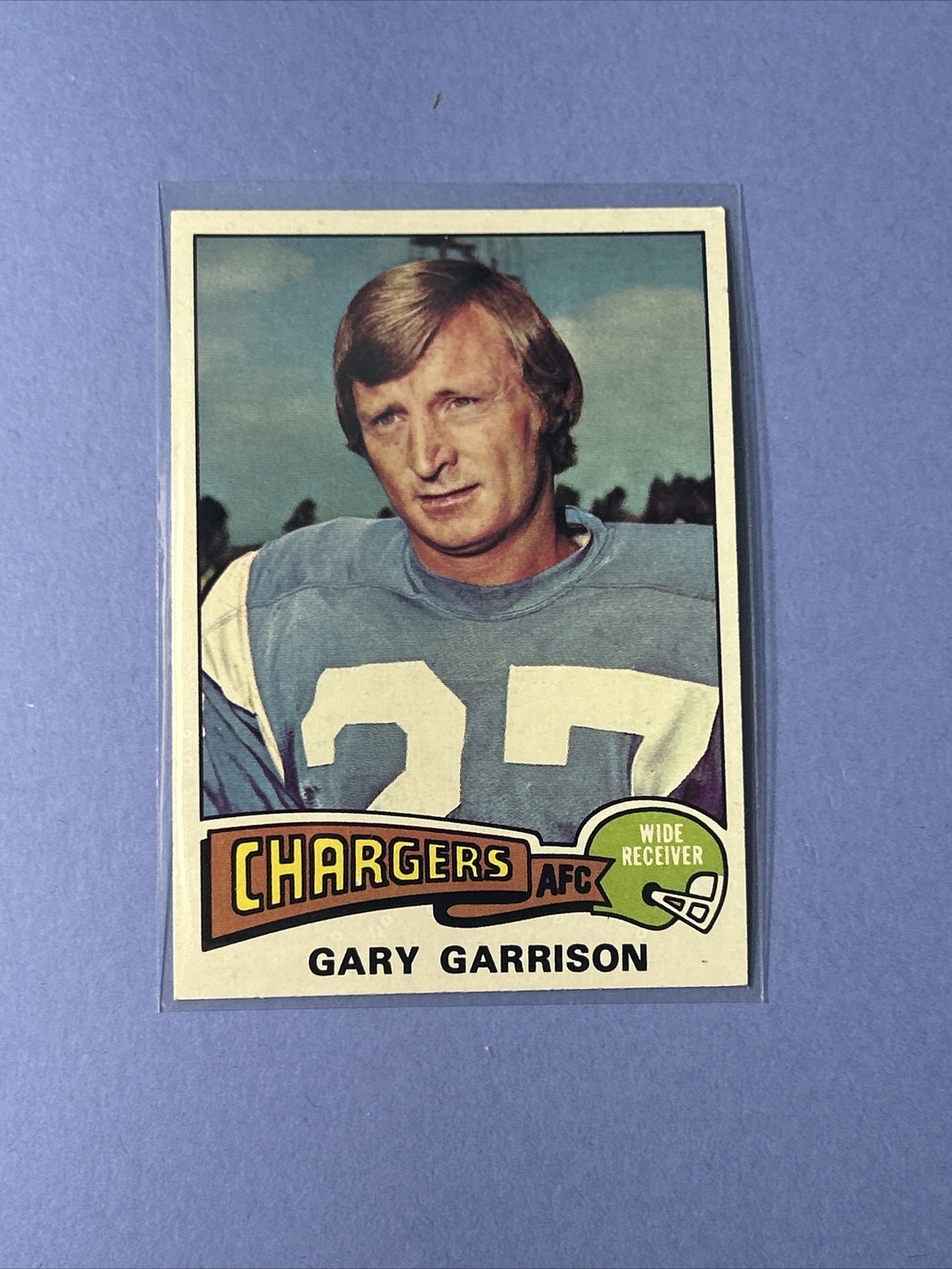 1975 Topps Football #230 Gary Garrison - San Diego Chargers - EXNM | eBay