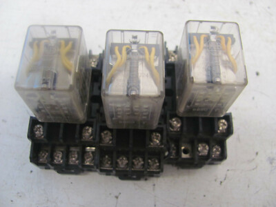 LOT OF 3 ALLEN BRADLEY 700-HC24Z24 Ser A 24VDC RELAY/700-HN128 SER A ...