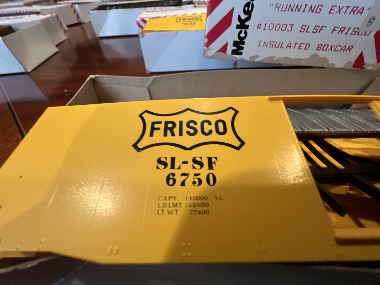 HO SCALE McKEAN MODELS SL & SF BOX CAR KIT (Have Two To Sell) | eBay