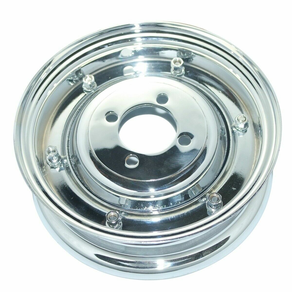 Vespa Front Rear Wheel Rim Set of 3 Chrome 3.50" X 8" VBB VLB VNA ...