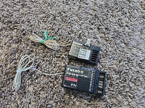 Lot Of Futaba FP-R127DF Dual Conversion FM 7 Channel Receiver & FP-R4H ...