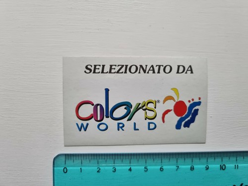 Adhesive Colors World Sticker Autocollant Vintage 80s Original | eBay