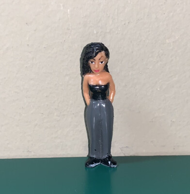 Lil Homies Slygirl Figure 1.75" Girl Black Top Gray Pants | eBay