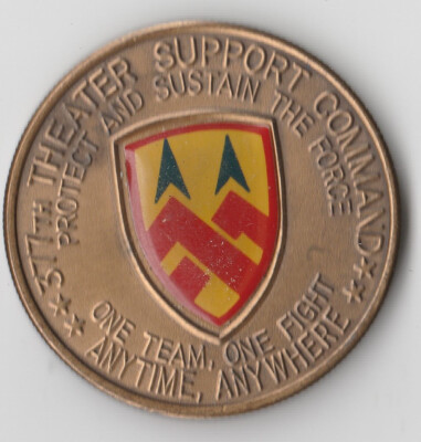 377th Theater Sustainment Command Louisiana Challenge Coin 1.75"DIA B10 ...
