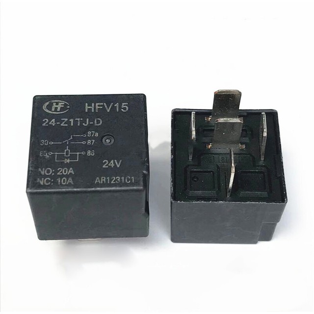 Hongfa Hfv15 24-z1tj-d Power Relay 24vdc 5pin 20a for sale online | eBay