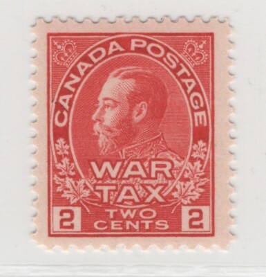 1915 Canada SC MR2a 2c Rose Carmine War Tax - MNH OG XF Gem Example | eBay