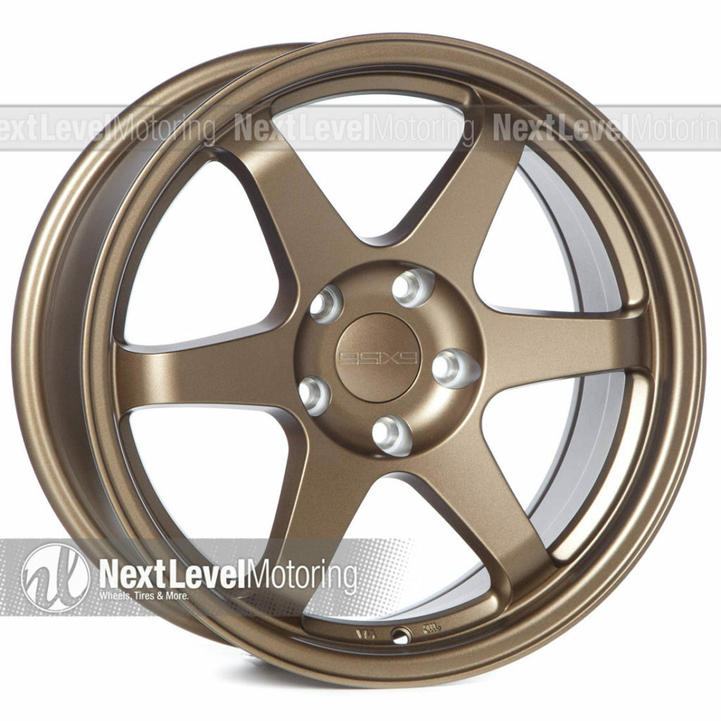 9SIX9 SIX-1 17x8 5x114.3 +35 MATTE BRONZE TE37 STYLE WHEEL JDM CONCAVE ...