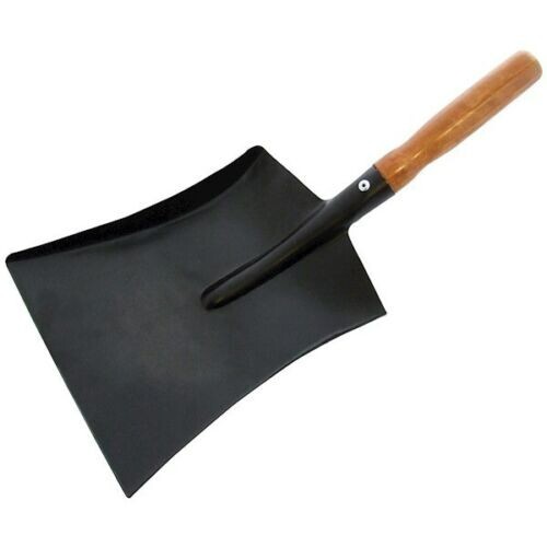Metal Coal Shovel Heavy Duty Home Garden Bunker Cellar Wooden Handle ...