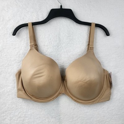 Auden Nursing Bra 40DD Full Coverage Lightly Lined T-Shirt Bra One-Hand ...