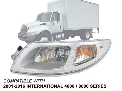 Headlamp for International 2001 -2016 4100 4300 4400 8500 8600 Driver ...