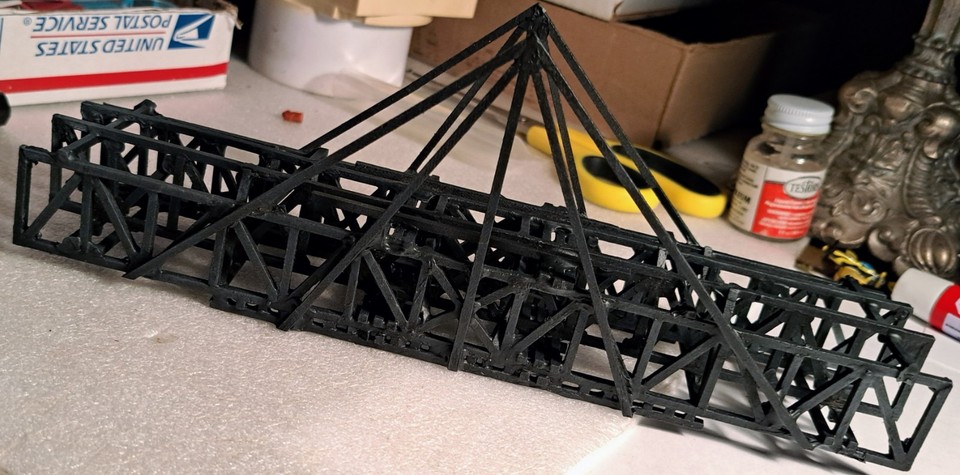 N Scale - Waddell? Truss Bridge - Single Track? - Wood - Hand Made ...